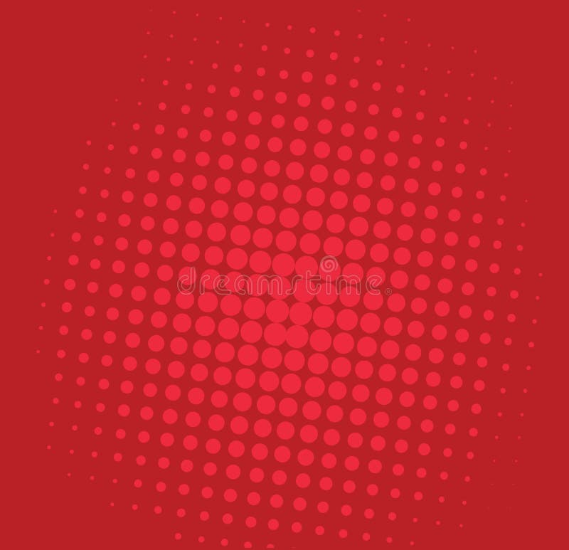 Pop Art Comic Red Background Illustration-Vector Vector Illustratie ...