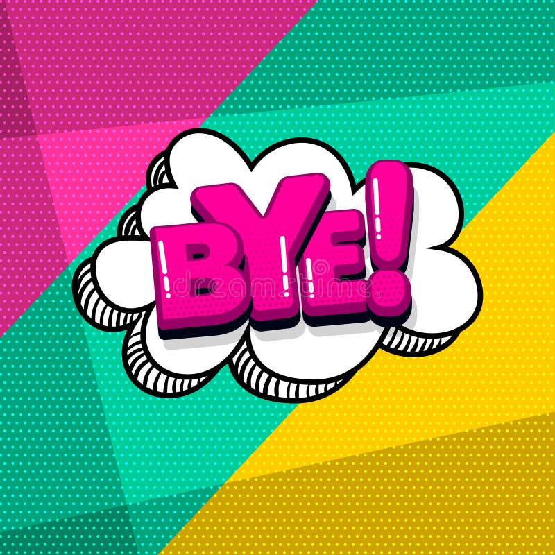 Goodbye Comic Stock Illustrations – 387 Goodbye Comic Stock ...