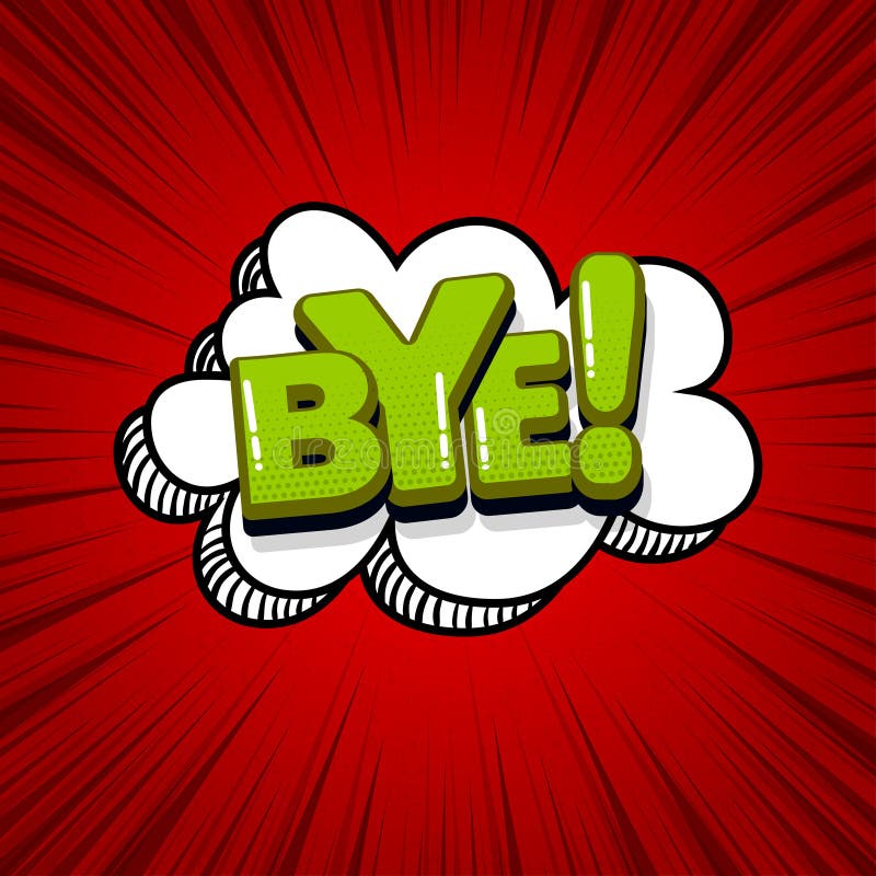 Bye Cartoon Stock Illustrations – 2,646 Bye Cartoon Stock Illustrations ...