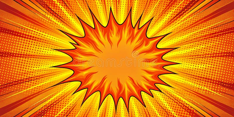 Flame Explosion PNG. Realistic Flame Explosion with Sparks. Large ...