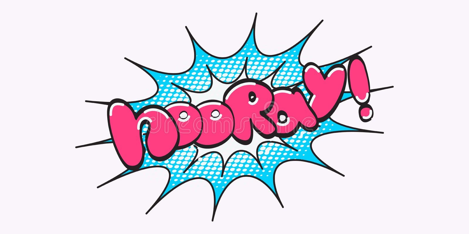 Hooray sign banner stock illustration. Illustration of inspiration ...