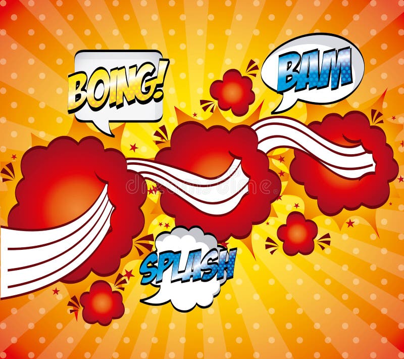 Boing Comic Sound Effect Text Stock Vector - Illustration of sound ...