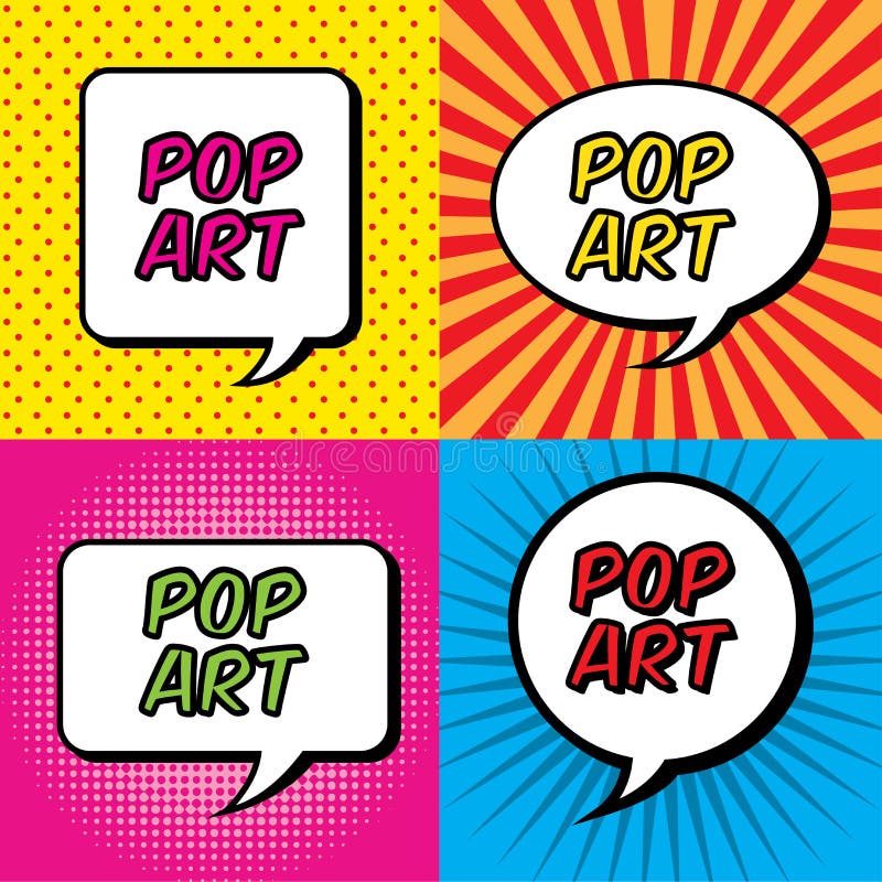Pop Art Font Alphabet Vector Stock Vector - Illustration of fashion ...