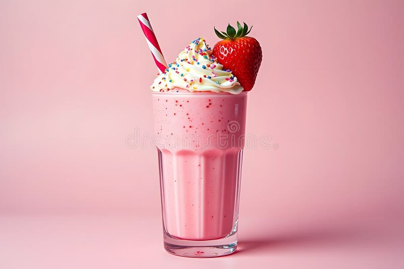Pop Art Freak Pink Strawberry Freakshake Stock Illustrations – 2 Pop ...