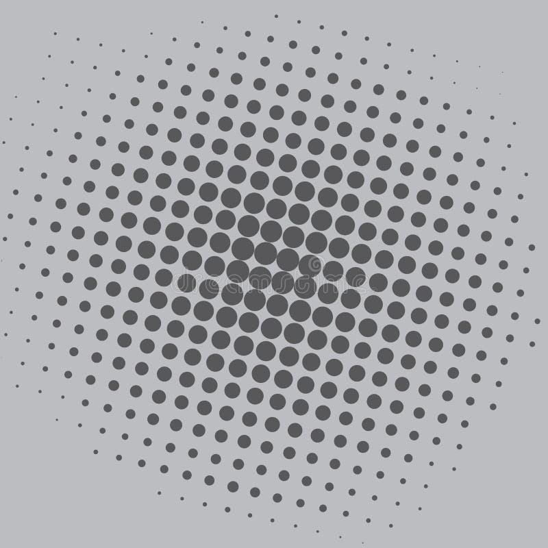 Pop Art Grey Dots Comic Background Vector Template Design Stock Vector ...