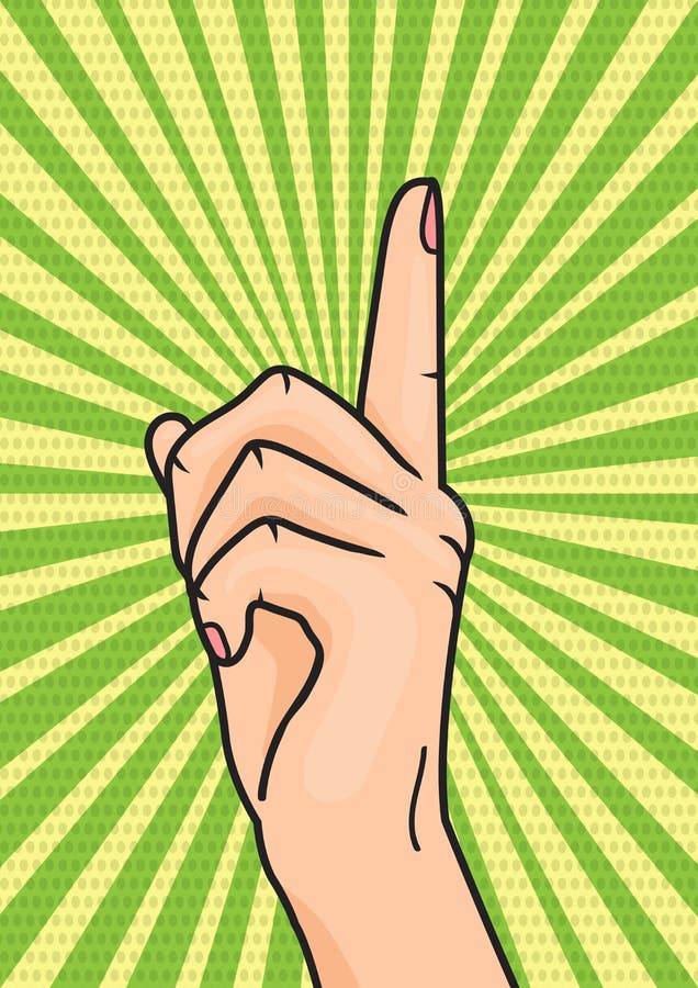 Cartoon Pointing Upwards Stock Illustrations – 263 Cartoon Pointing ...