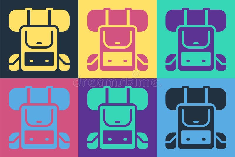 Pop Art Backpack Stock Illustrations – 668 Pop Art Backpack Stock ...