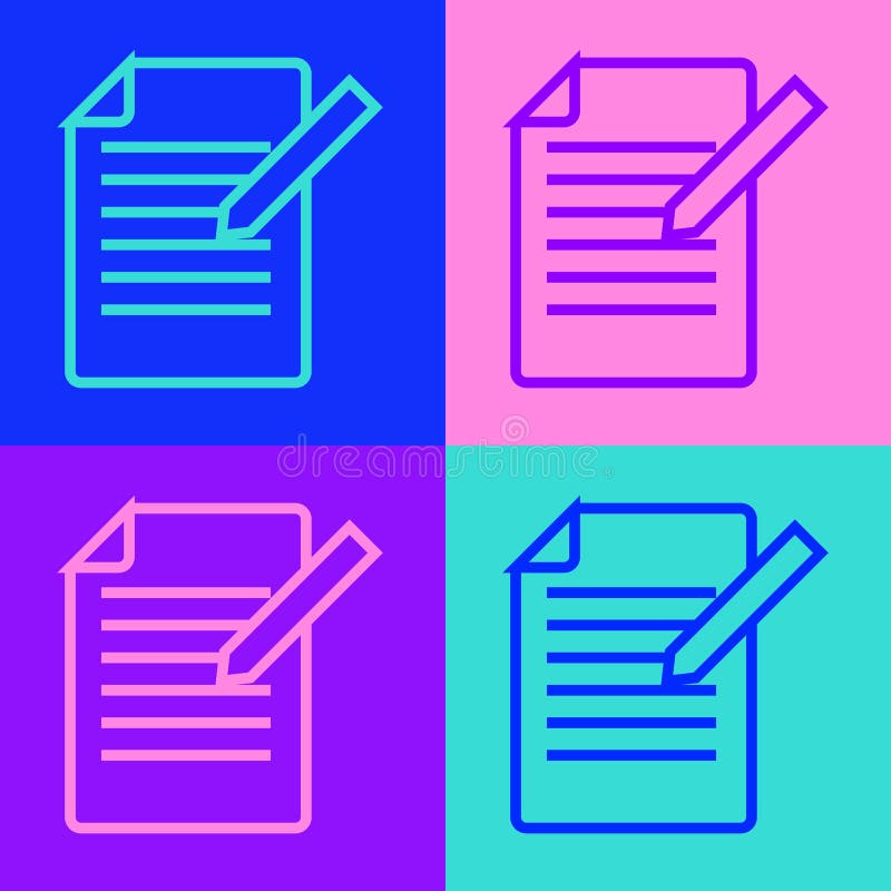 Checklist Pop Art Stock Illustrations – 765 Checklist Pop Art Stock ...