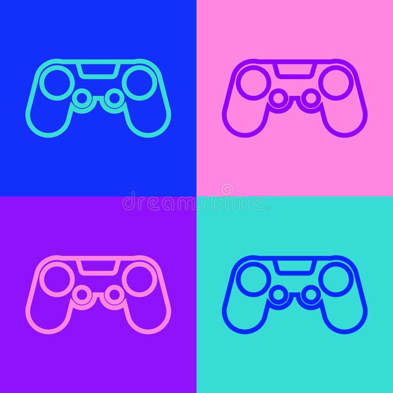 Game Controller Line Art Stock Illustrations – 4,237 Game Controller ...