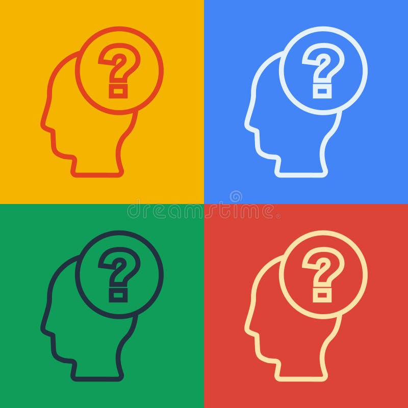Question People Line Art Stock Illustrations – 1,915 Question People ...