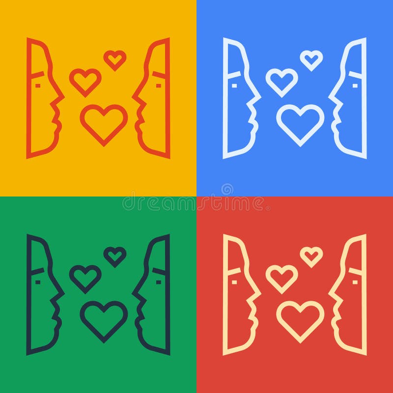 Couple First Date Line Art Stock Illustrations – 79 Couple First Date ...