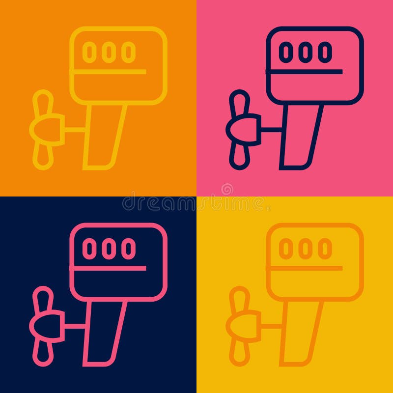 Vector Illustration Outboard Motor Stock Illustrations – 1,095 Vector ...