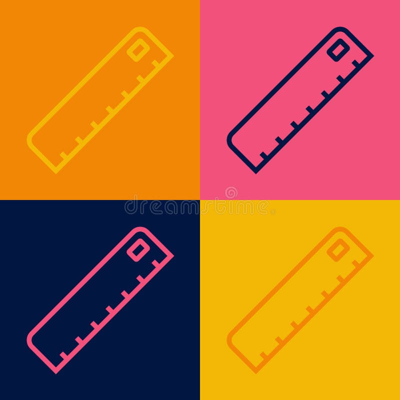 Pop Art Ruler Stock Illustrations – 775 Pop Art Ruler Stock ...