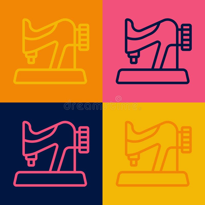 Sewing Machine Line Art Vector Stock Illustrations – 1,381 Sewing ...