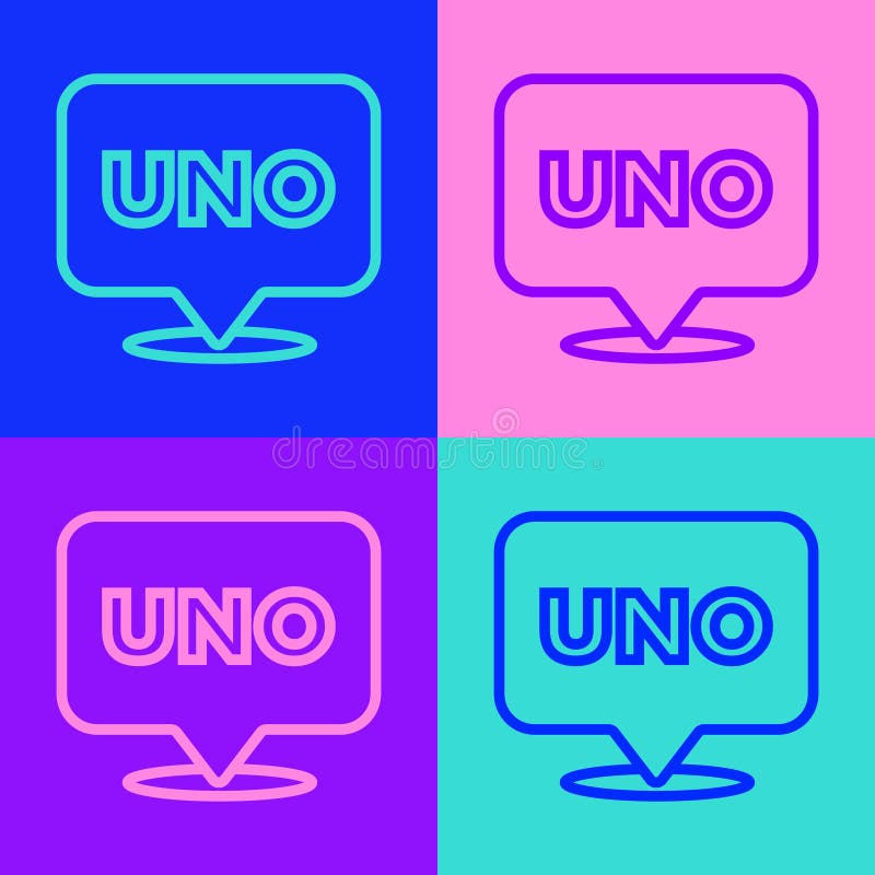 Uno Line Art Stock Illustrations – 135 Uno Line Art Stock Illustrations ...