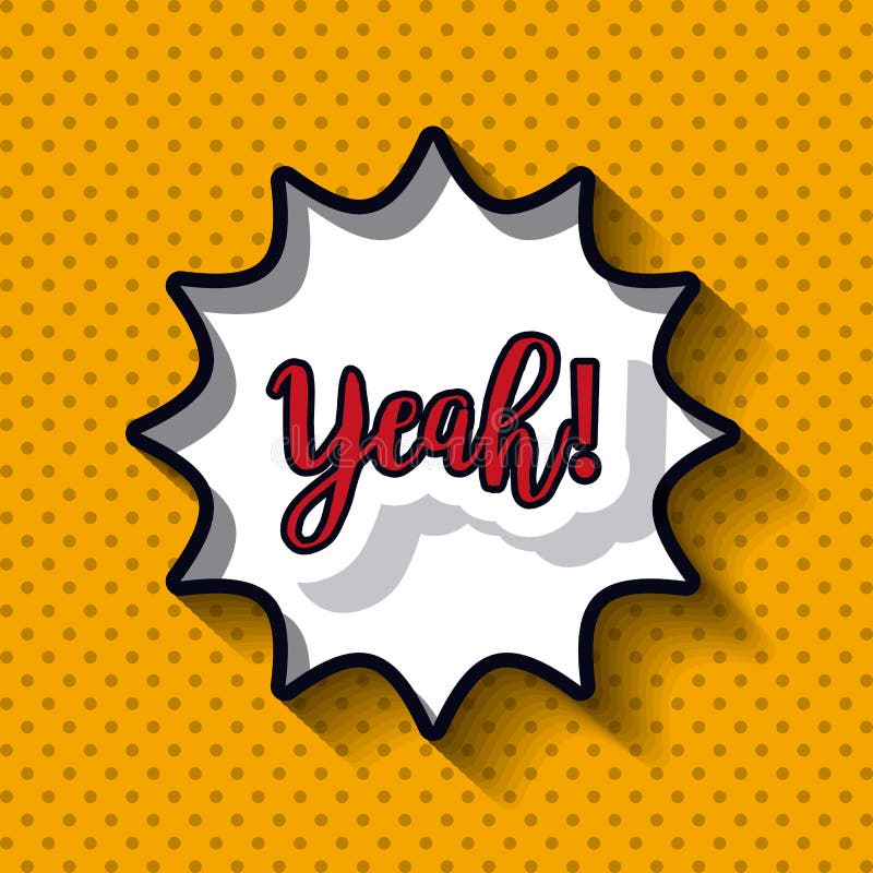 Pop art message design stock vector. Illustration of comics - 72324166