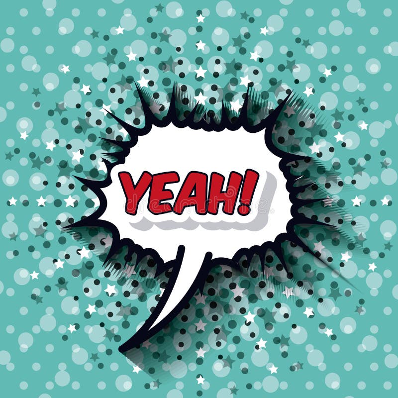 Pop art message design stock vector. Illustration of pattern - 72326346