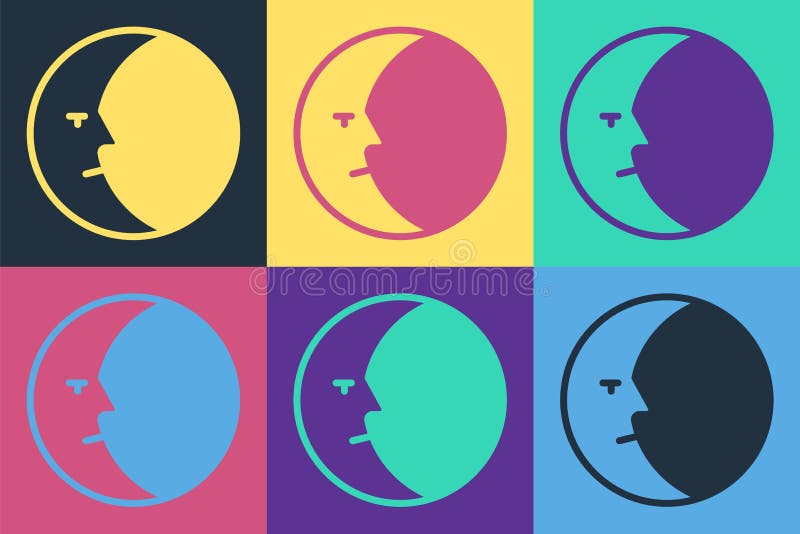 Retro Style Pop Art Moon Stock Illustrations – 389 Retro Style Pop Art ...