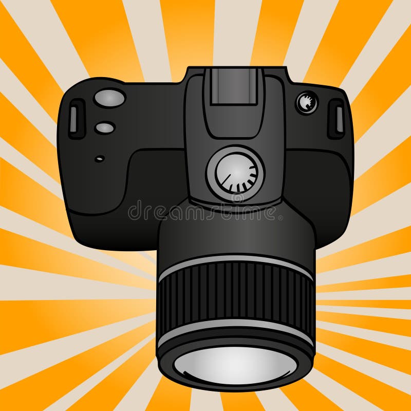 Pop Art Objects are Electronic Equipment for Photography. Professional ...