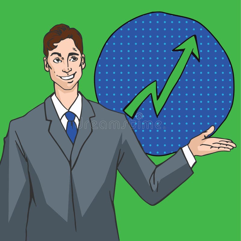 Pop Art Office Comic Style Vector Illustration Stock Vector ...