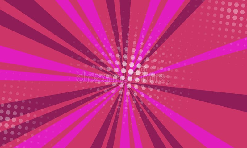 Pop Art Pink Comics Book Cartoon Magazine Cover Stock Vector ...