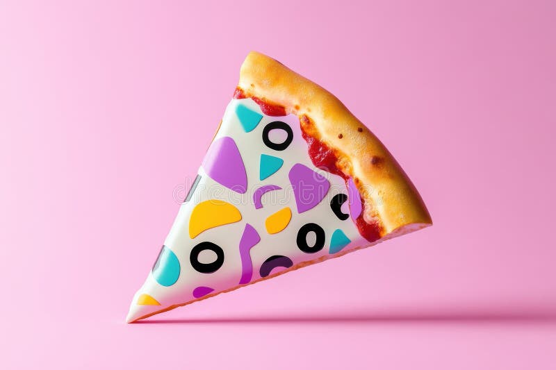 Pop Art Pizza Collage, a Creative Pop Art Collage Blending Pizza ...
