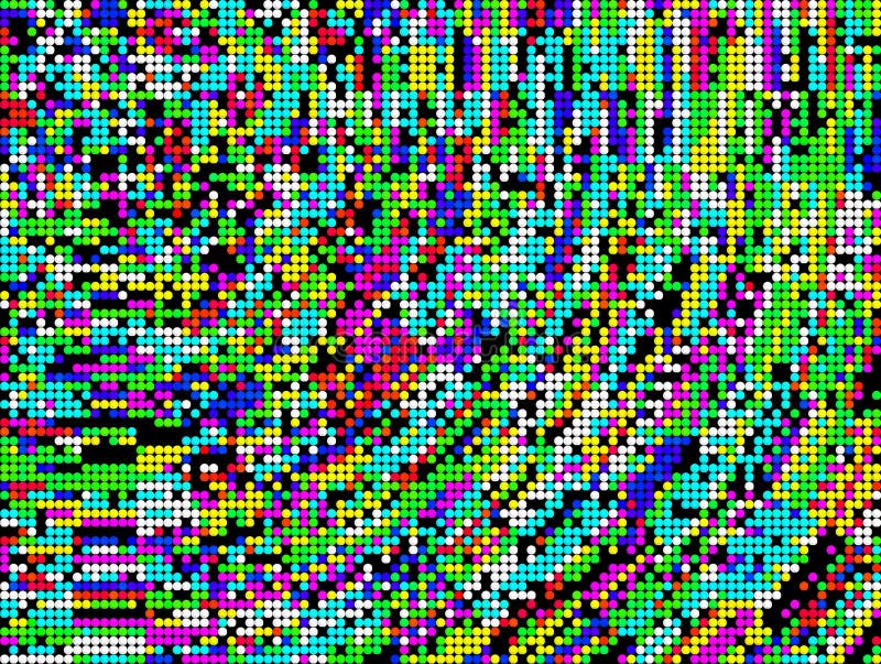 Pop Art Points Abstract Background Stock Illustration - Illustration of ...