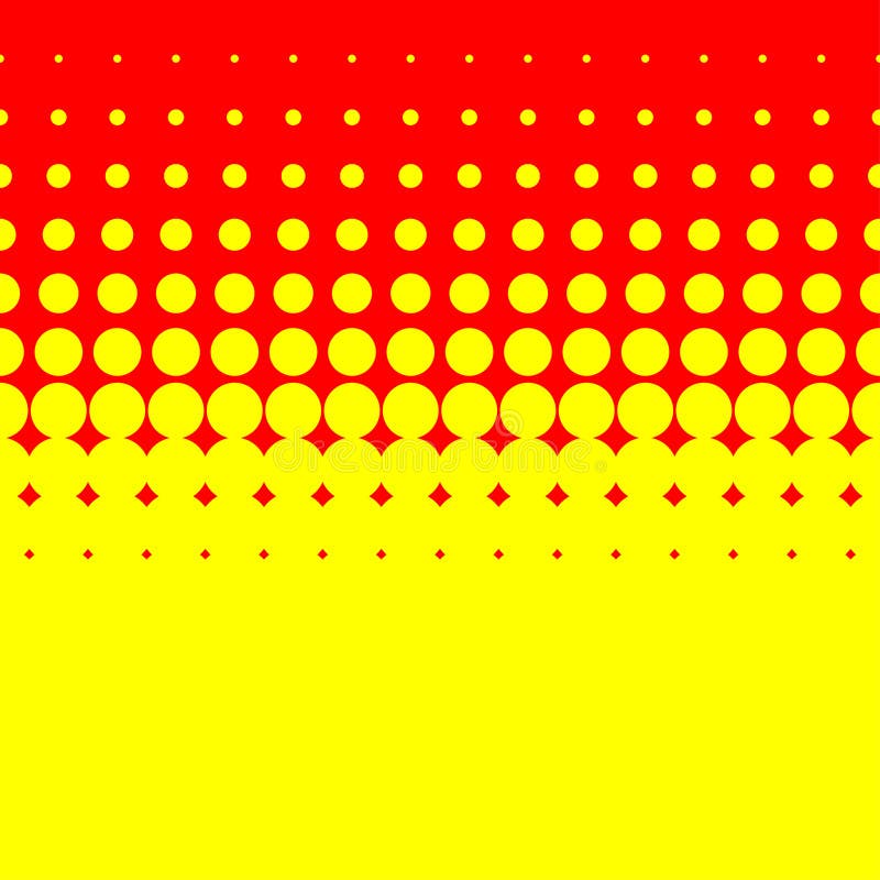 Pop Art, Polka Dots, Circles Halftone, Comic Effect Pattern Stock ...