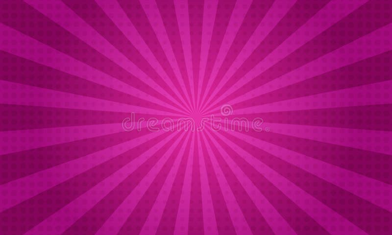 Pop Art Purple Background Comic Cartoon Stock Vector - Illustration of ...