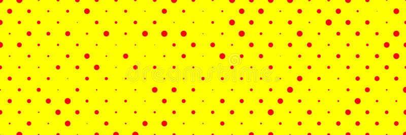 Pop Art, Red Yellow Comic Effect Background. Random Dots, Dotted ...