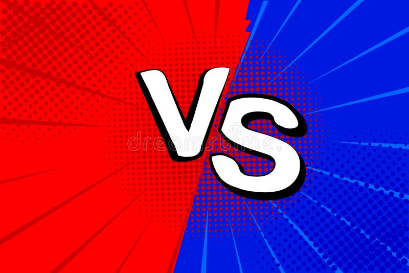 Versus VS Lightning Symbol Template. Vector Illustration Stock Vector ...