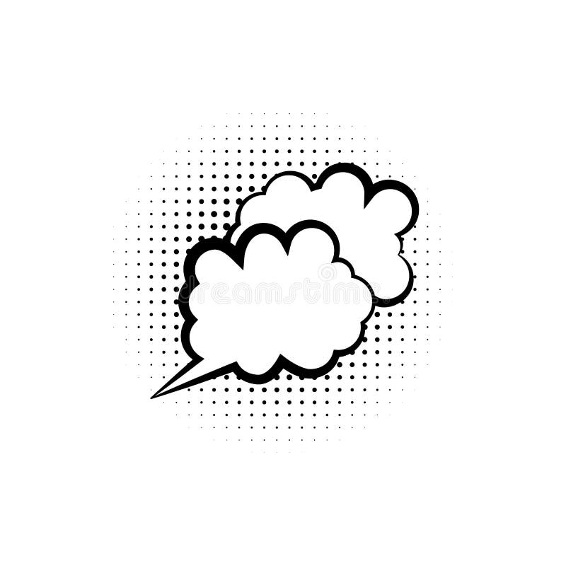 Pop Art, Speech Bubble Icon. Element of Speech Bubble Ic Pop Art Style ...