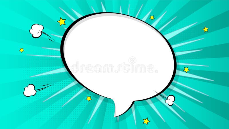 Pop Art Splash Background, Explosion in Comics Book Style, Blank Layout ...