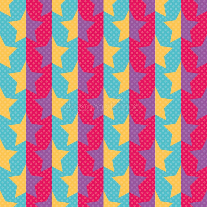 Pop-Art Stars stock vector. Illustration of backdrop - 68331060