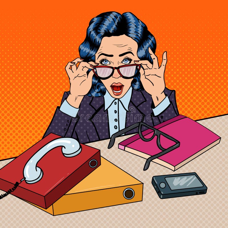 Stressed Woman Work Stock Illustrations – 3,397 Stressed Woman Work ...