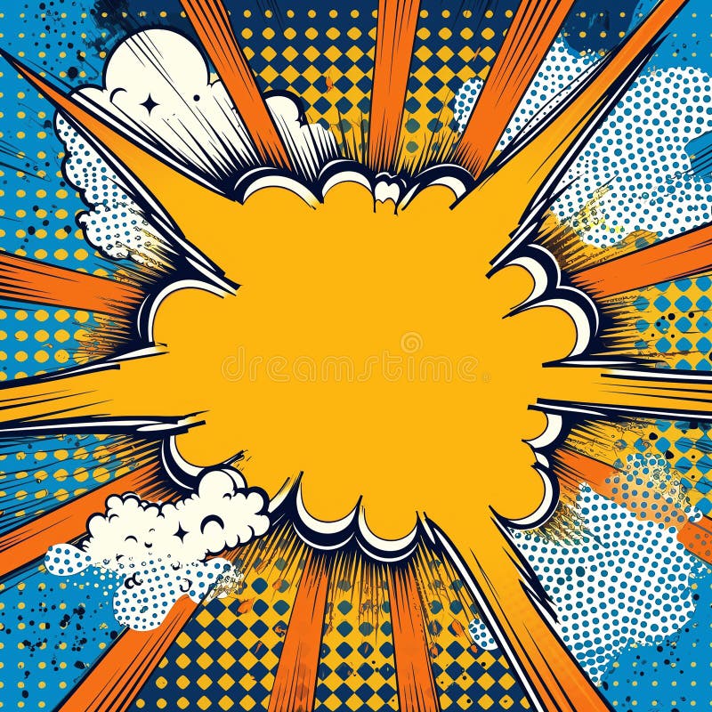 A Pop Art Style with Comic Bubbles 2 Stock Image - Image of text ...