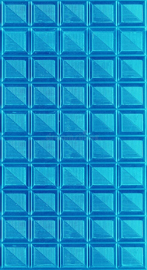 Pop Art Style Metallic Blue Candy Bar for Background Stock Image ...