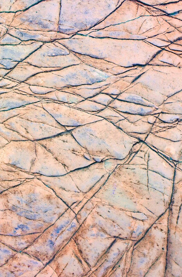 Stone Surface Texture and Pattern in Gradient Metallic Blue and Copper ...