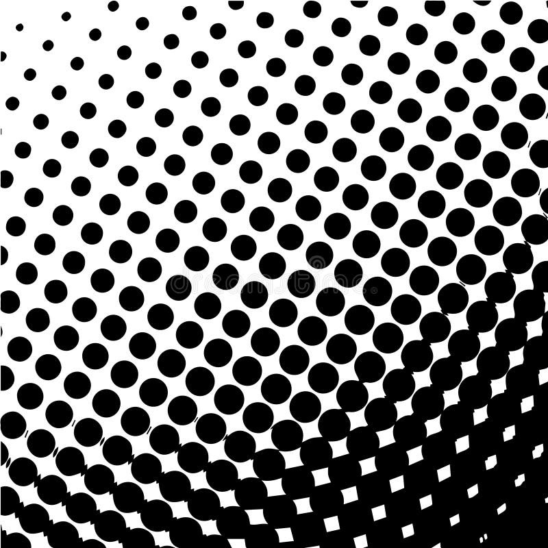 Pop Art Template, Texture. Halftone Dot Pattern. Monochrome. Vector ...