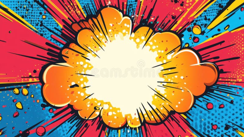 Pop Art Texture. Comic Background Stock Illustration - Illustration of ...