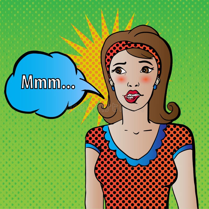 Biting Lip Vector Stock Illustrations – 285 Biting Lip Vector Stock ...