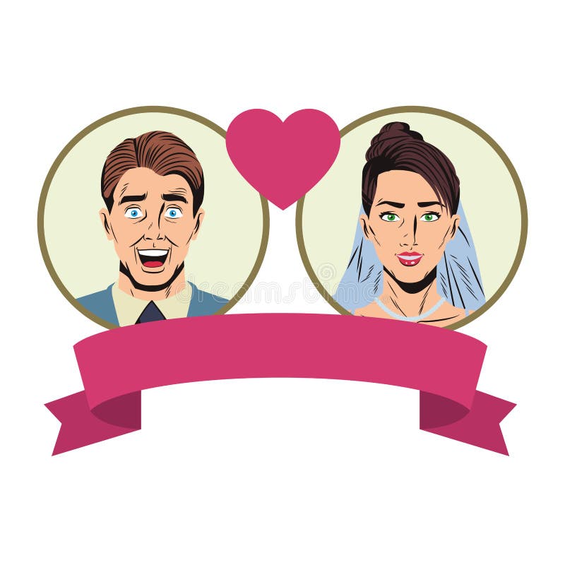 Pop Art Wedding Stock Illustrations 6 377 Pop Art Wedding Stock