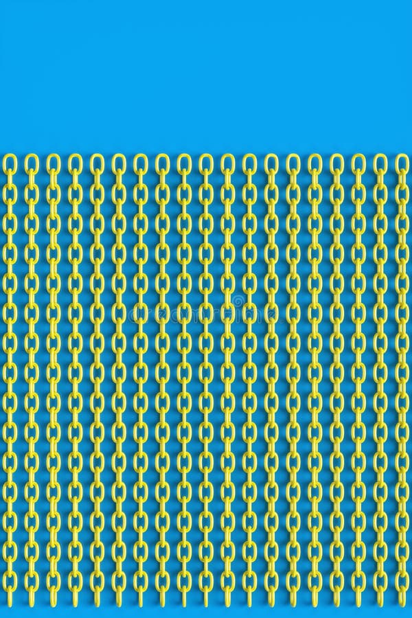 Pop art of yellow chains stock illustration. Illustration of background ...