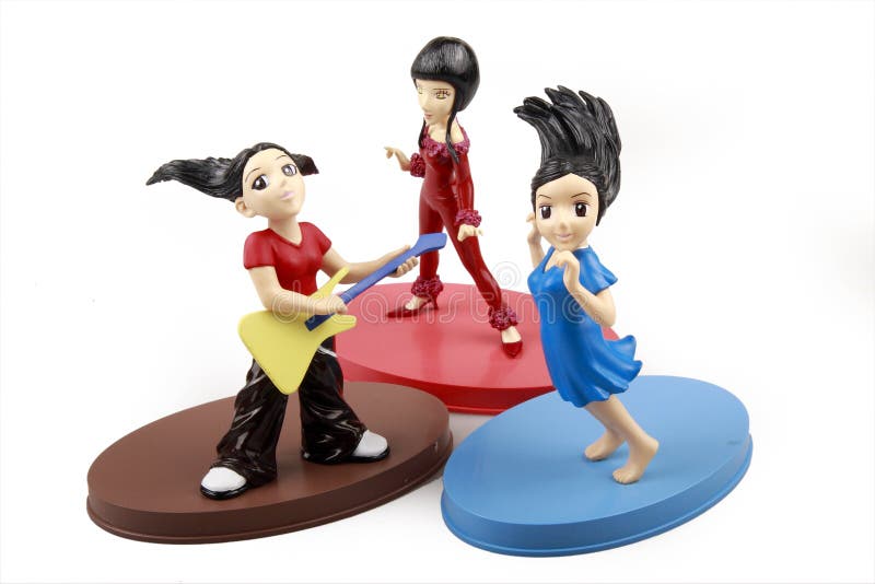 Pop band stock photo. Image of cheerful, color, skill - 12566646