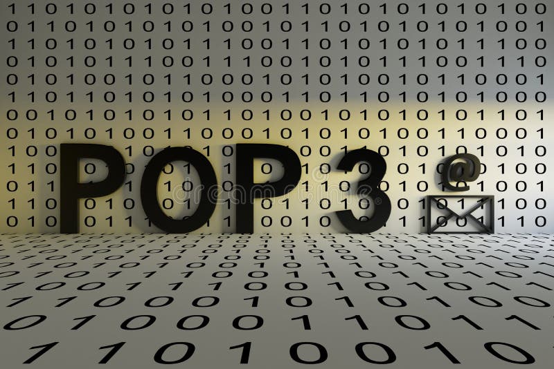 POP3 Concept Text Sunlight 3D Stock Illustration - Illustration of code ...