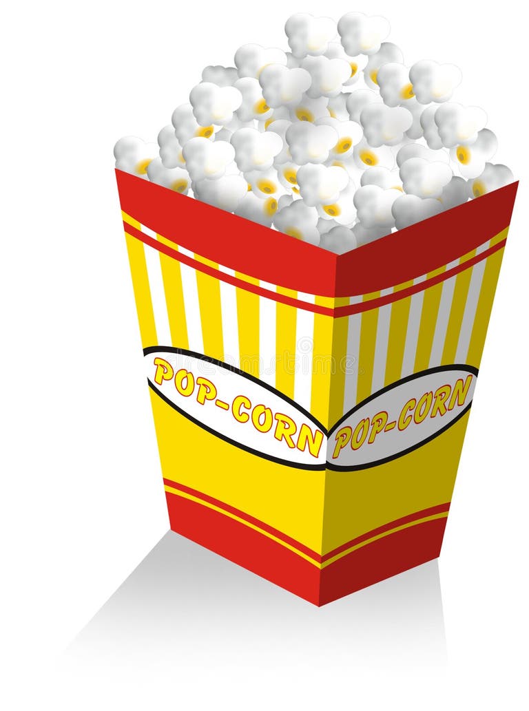 Crisp Popcorn Stock Illustrations – 725 Crisp Popcorn Stock ...