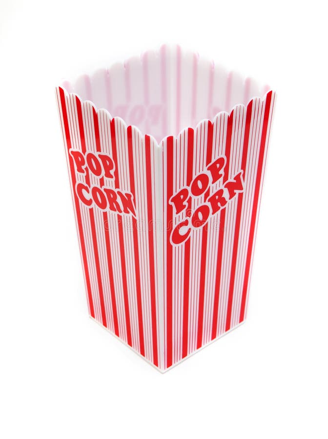 Empty popcorn box stock photo. Image of perfect, snack - 32877604