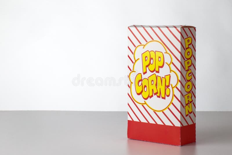 Pop corn box stock image. Image of popcorn, refreshment - 82130951