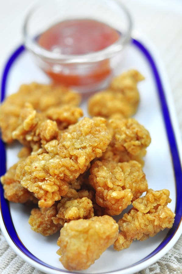 Pop corn chicken stock photo. Image of hicken, fastfood - 33388696