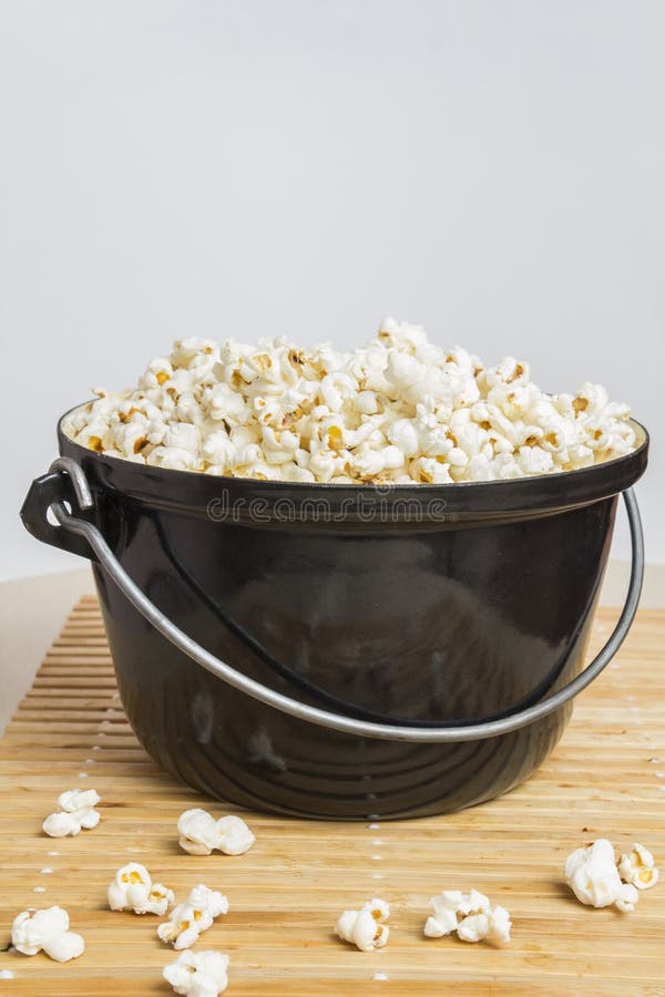 Pop corn stock photo. Image of texture, metalic, treat - 53047654